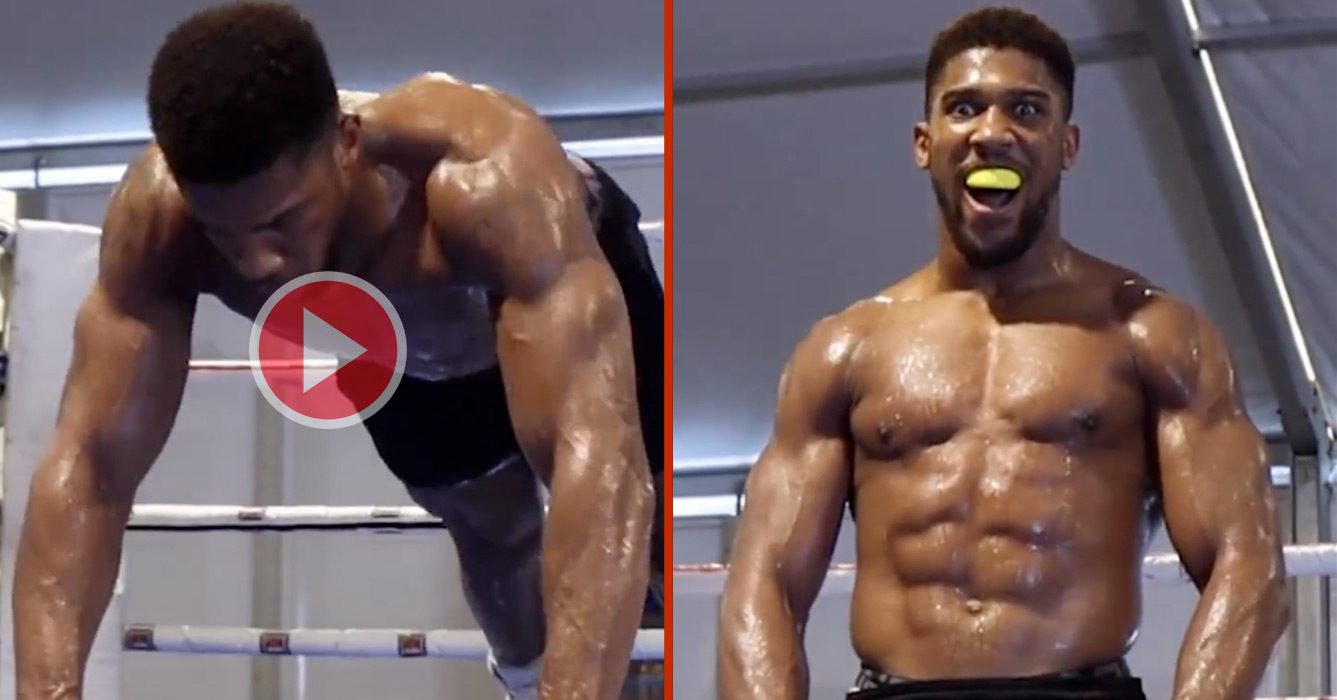 Joshua Posts Final Preparations Video - Looks Menacing And Ready For Battle