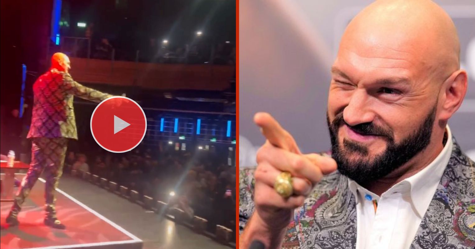 Tyson Fury Leads Crowd In Chants Insulting Usyk And Joshua
