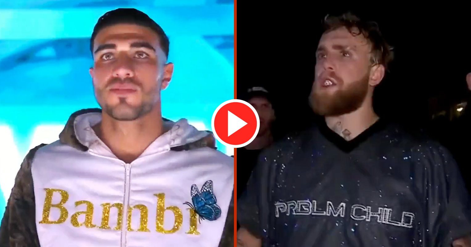 Jake Paul And Tommy Fury's Electrifying Ring Walks