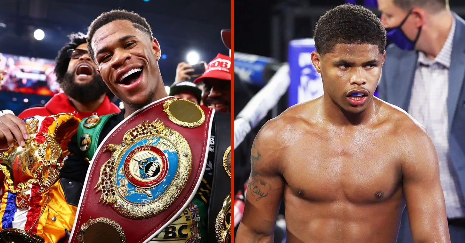 Devin Haney’s Father Leaks Footage Of Shakur Stevenson Spar: “I’m Tired!”
