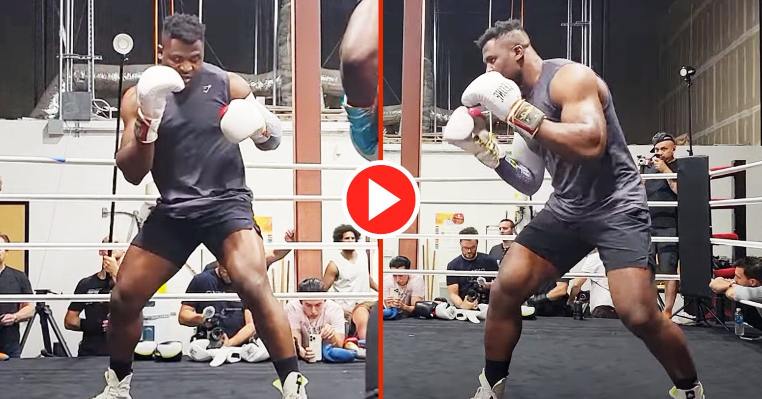 Footage Released Of Ngannou Sparring Heavyweight Title Challenger Ahead ...