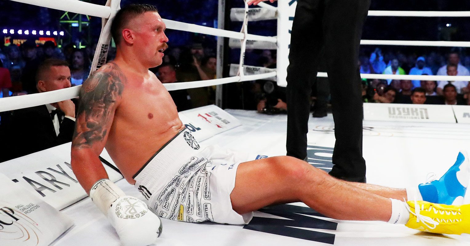 Oleksandr Usyk "Knocked Out With Body Shot" In Sparring