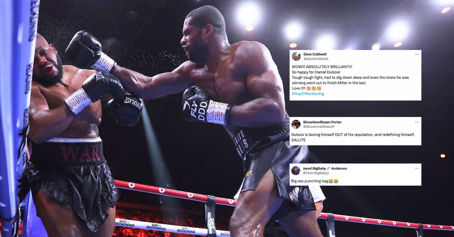 Boxing World Reacts To Daniel Dubois Stopping Jarrell Miller: "He Is ...